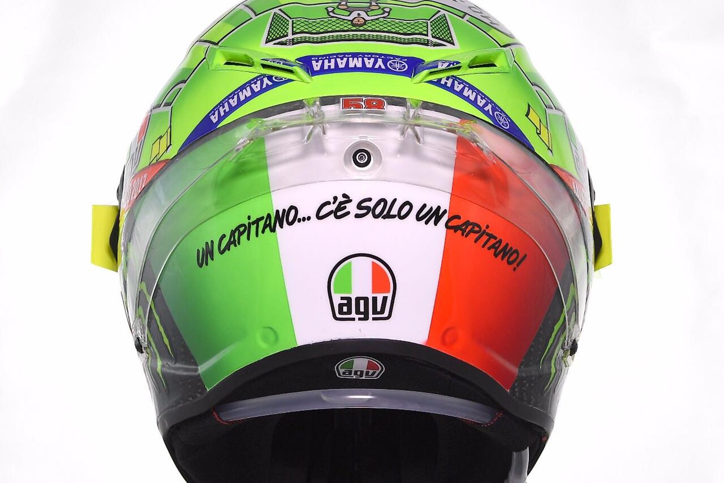 MotoGP: Rossi unveils Mugello special helmet design | MCN
