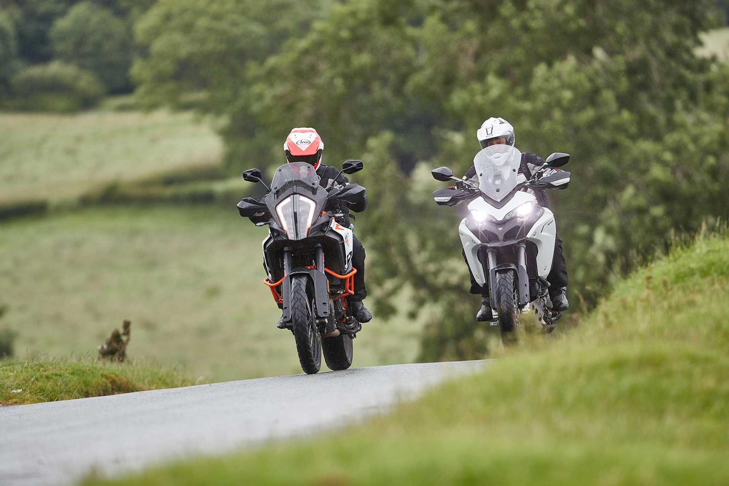 Gallery: KTM v Honda v Ducati v BMW adventure bikes | MCN