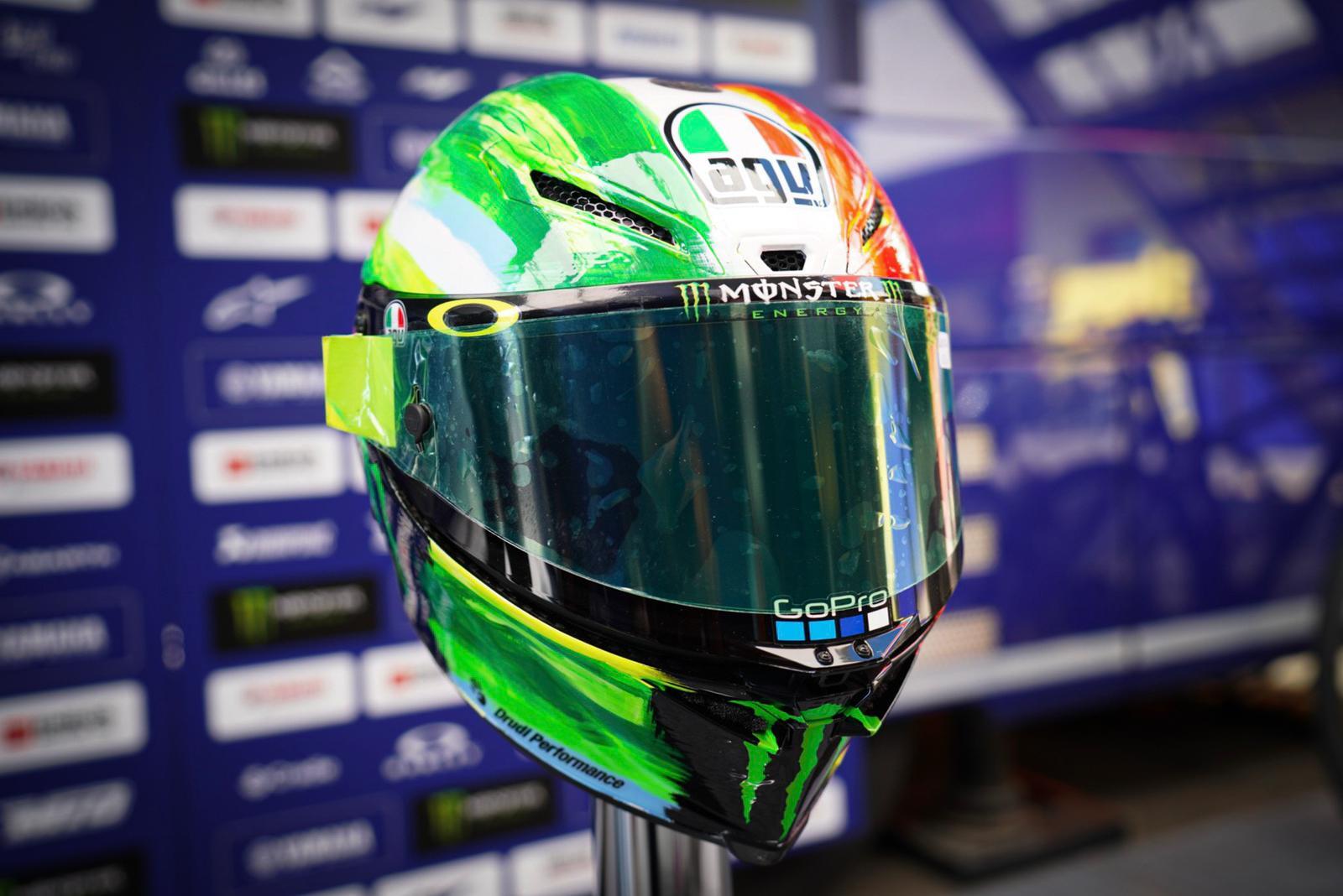 MotoGP: Rossi unveils tricolore helmet for Mugello | MCN