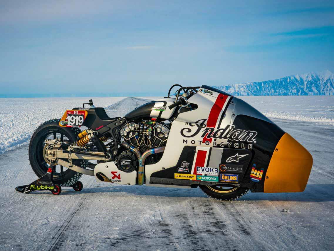 Indian reveal sub-zero Appaloosa v2.0 ahead of Russian ice drag racing ...