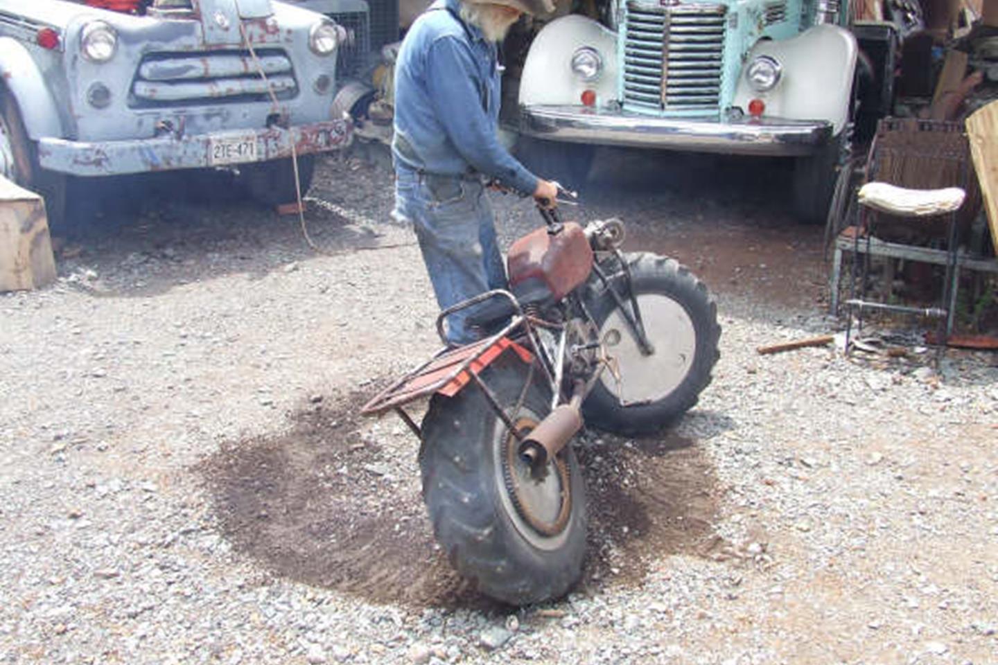 Prototype two-wheel drive bike spotted | MCN