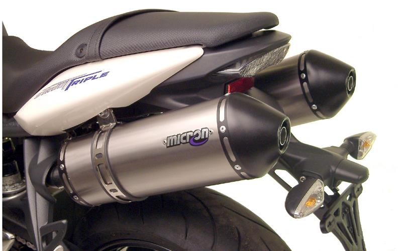 Micron Delta Sport exhausts for Triumph Street Triple | MCN