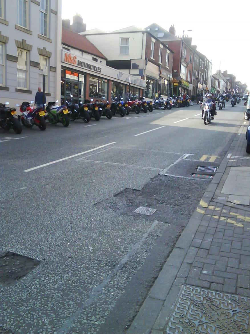 The famous Westgate Road in Newcastle