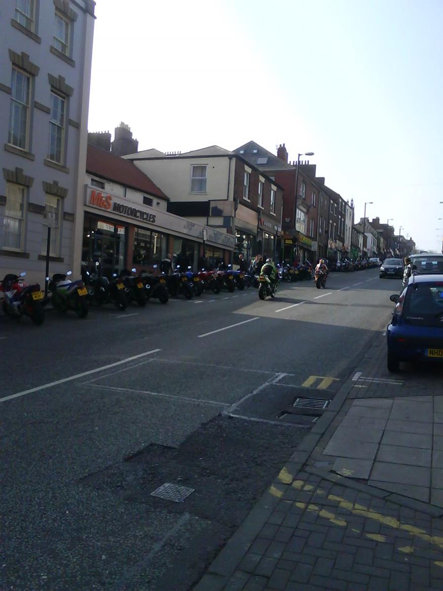 The famous Westgate Road in Newcastle