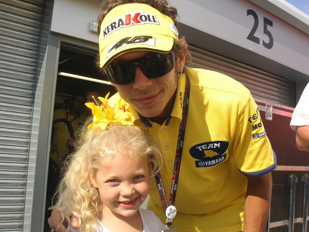 My daughter with Valentino Rossi | MCN