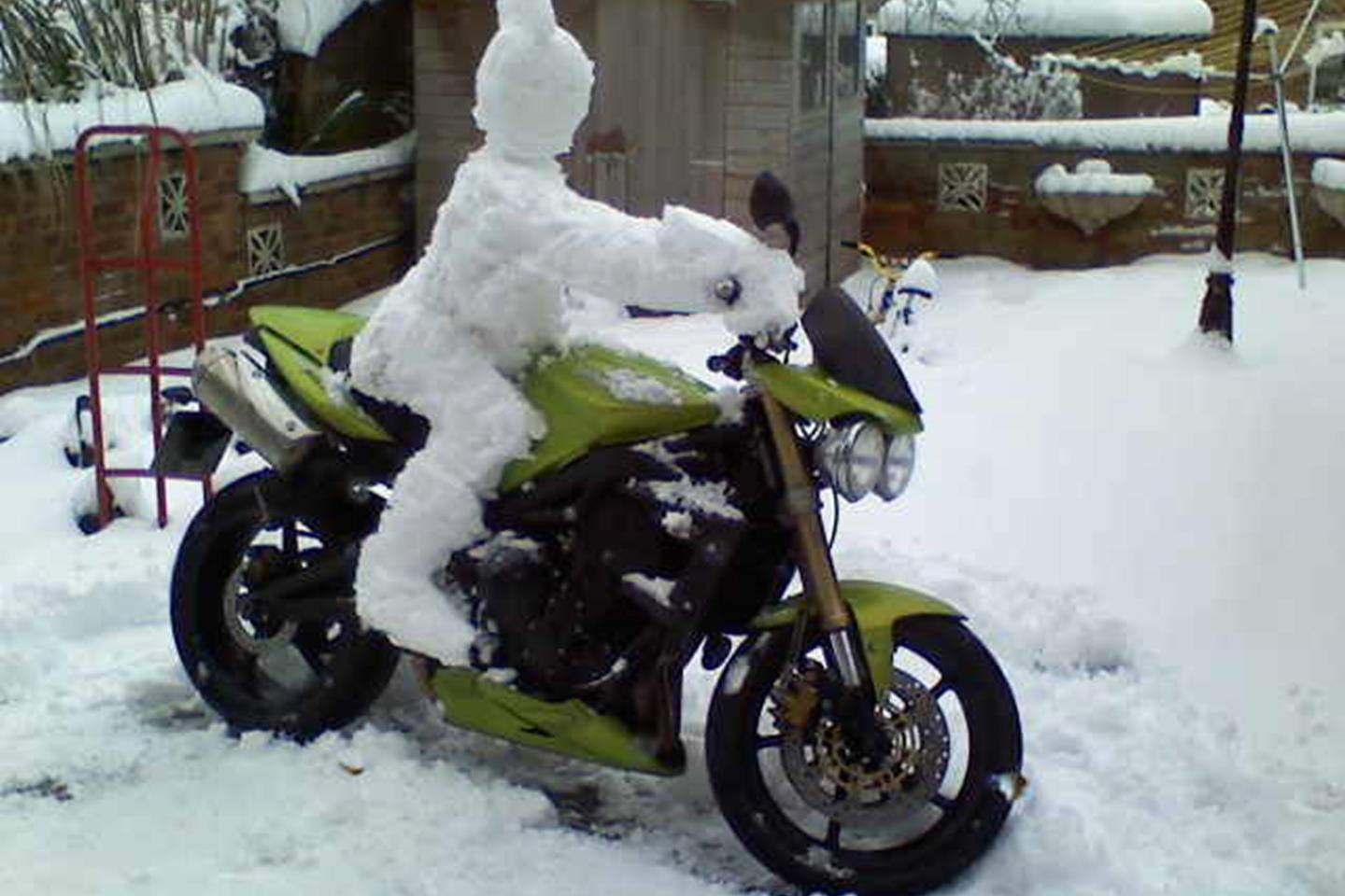 My snowman and Triumph | MCN