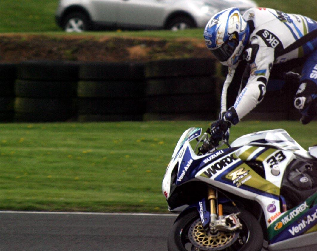 Tommy Hill's crash at Oulton Park