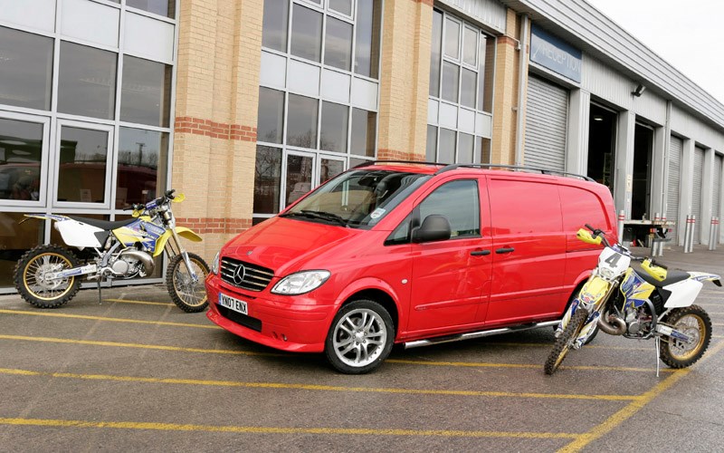 Mercedes Vito van aimed at motorcycle transport