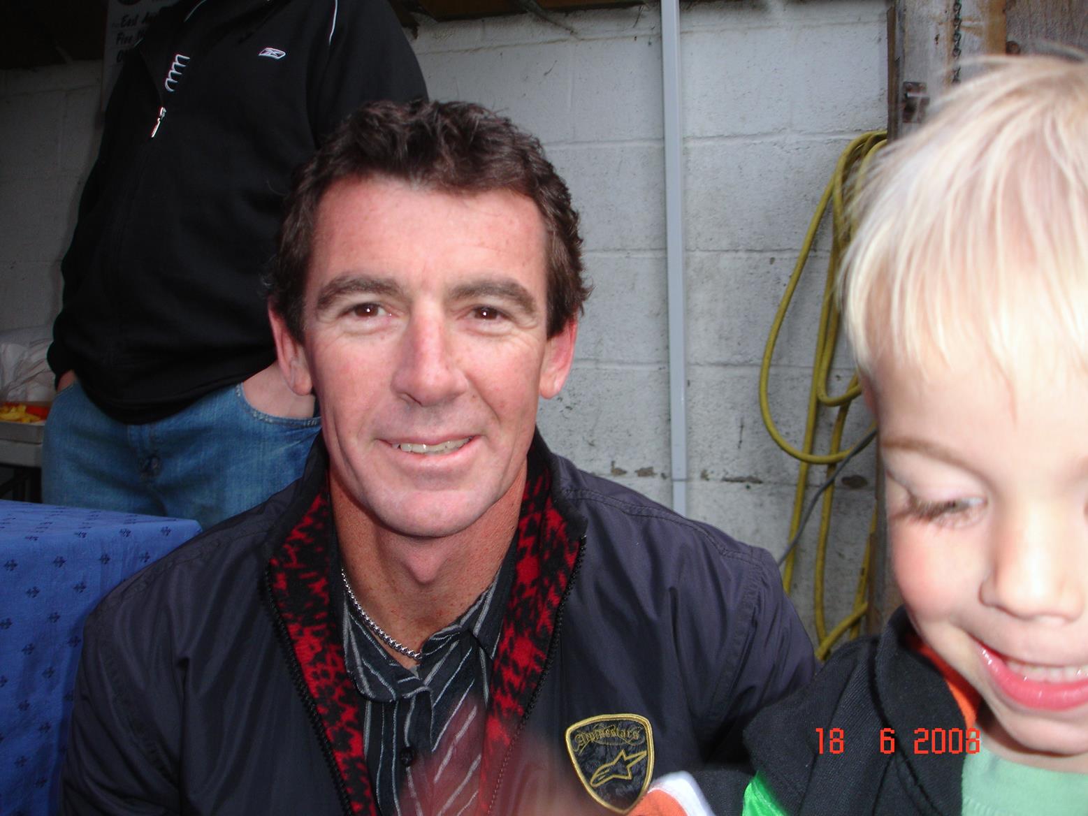 Connor meets Troy Corser