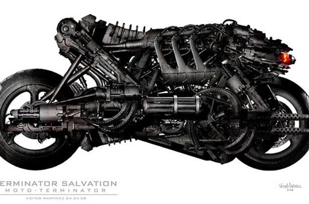 Terminator 4 movie features motorcycles