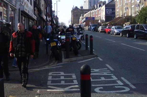 The famous Westgate Road in Newcastle