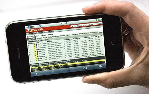 TT Live! - timing, news and results straight to your mobile