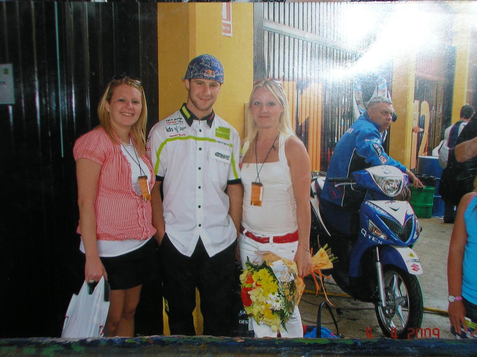My daughter and Jonathan Rea