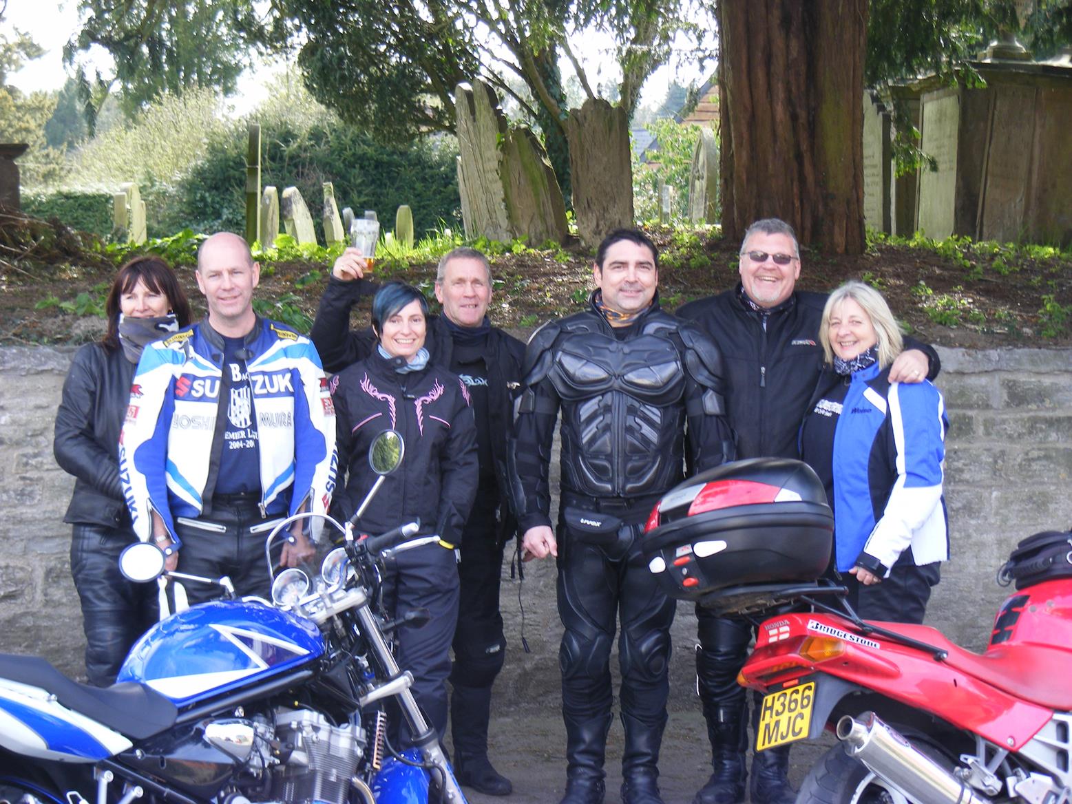 Bridgnorth Bikers first ride out at Bishops Castle