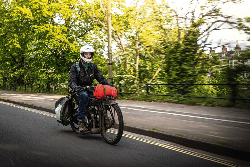 Harry Bott covers 8000 miles on 96-year-old bike raising cash for the RNLI