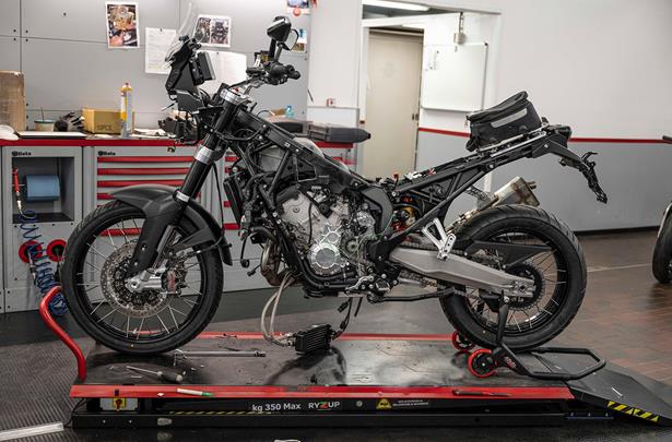 MV Lucky Explorer on the back burner: Twin-cylinder Lucky Explorer 5.5 ...