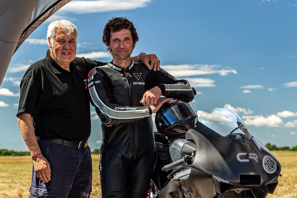 Guy's 200mph rotary bid: Martin takes Crighton CR700W to over 180mph