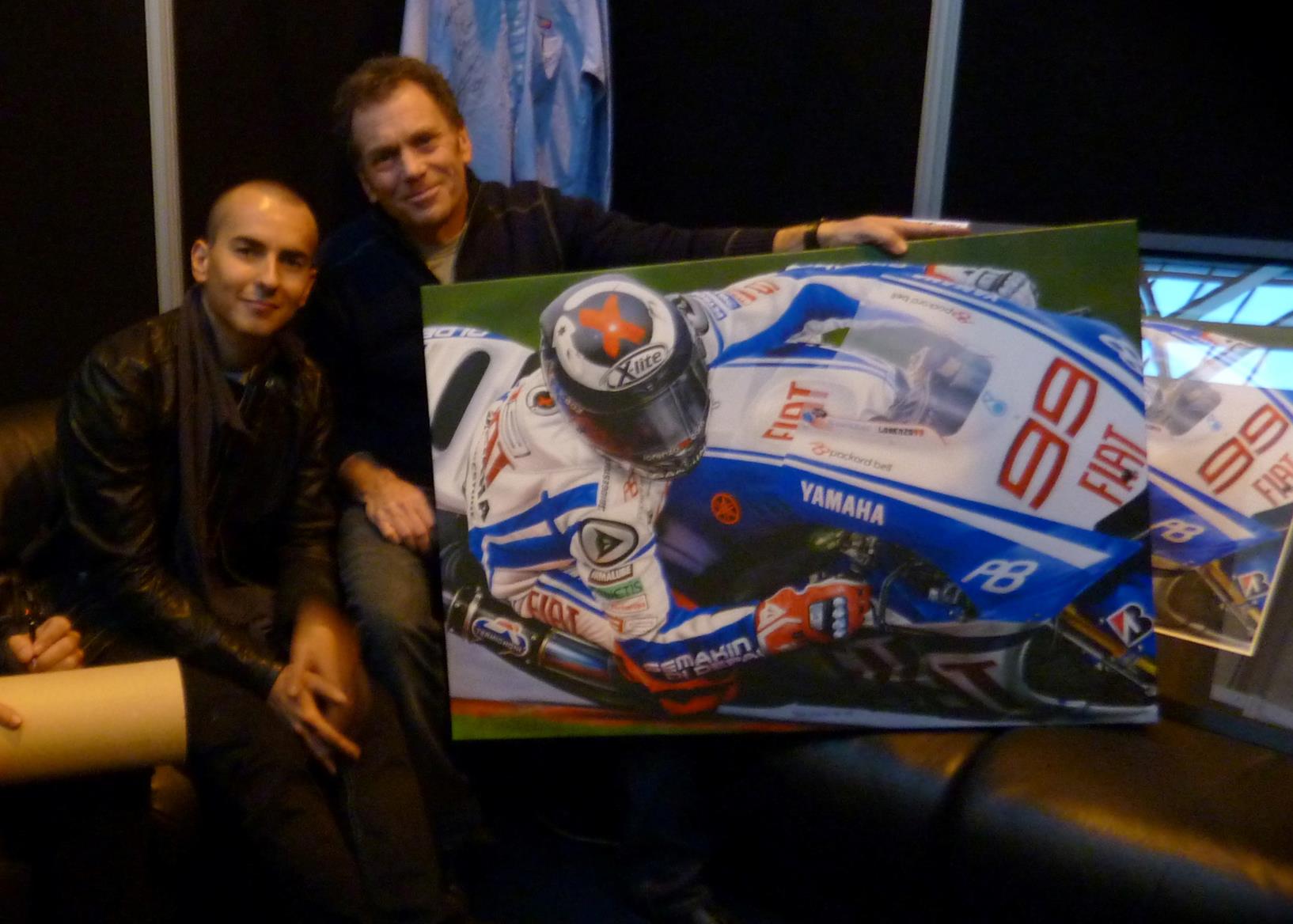 Jorge Lorenzo meets Steve Whyman