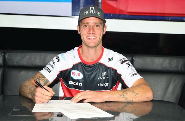 Here's Tommy! Bridewell shifts to PBM Ducati squad for 2023 season
