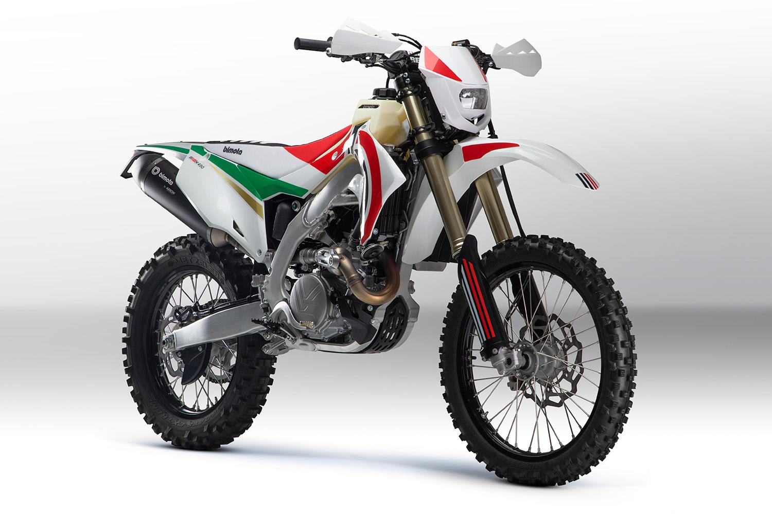 Exotic enduro: Boutique brand Bimota shock crowds with surprise BX450 ...