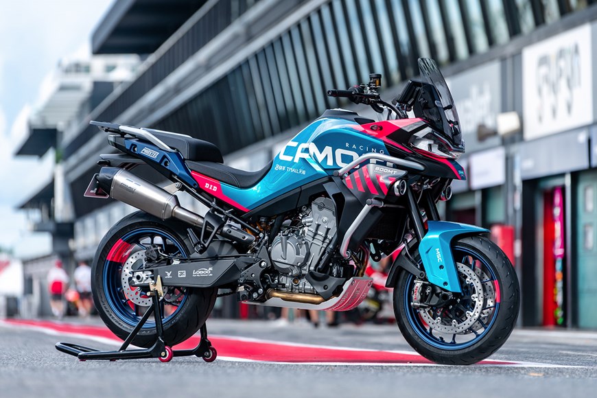 MT with promise: CFMoto’s 800 adventurer gets Moto3 makeover