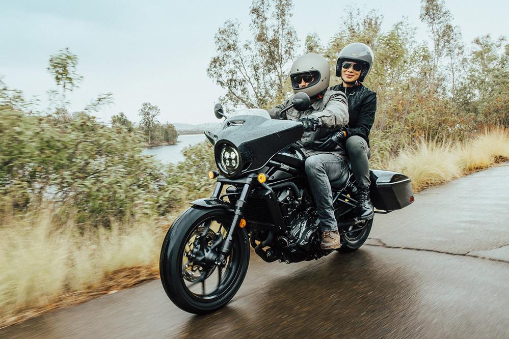 Honda's hard case: Rebel cruiser range grows with CMX1100T bagger model