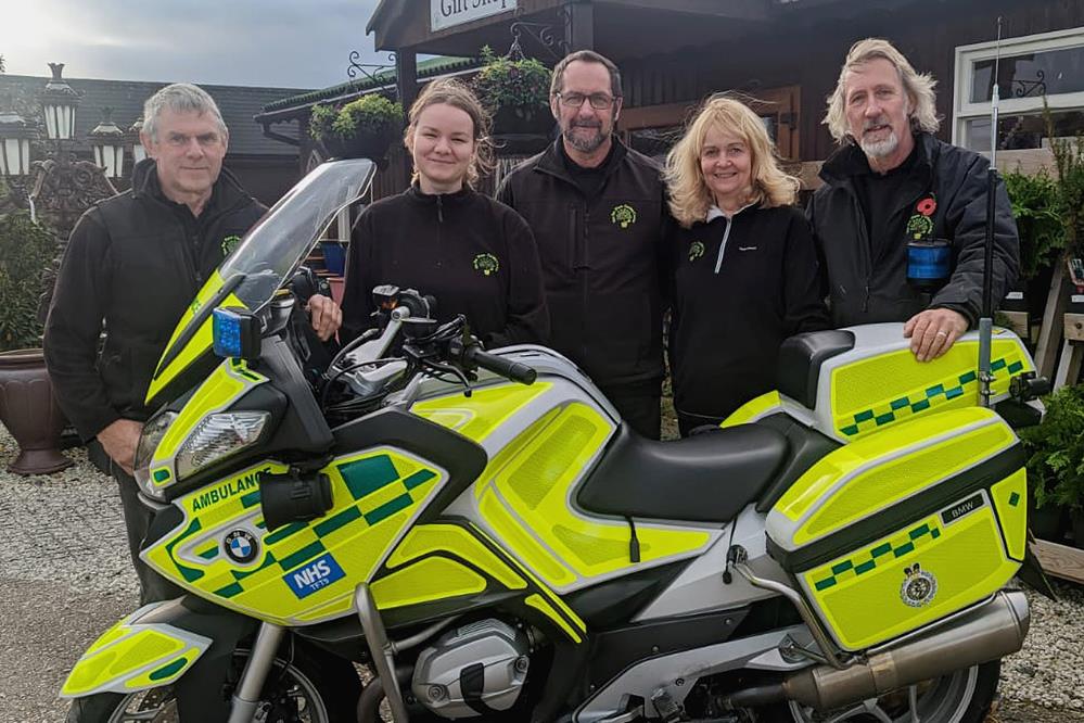 Medi-bike for war in Ukraine: Ex-NHS BMW R1200RT heads to the frontline