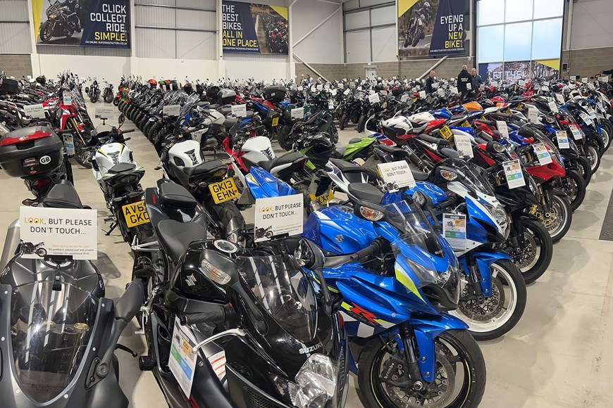 SuperBike Factory open new showroom in Bristol with 400 used bikes in stock