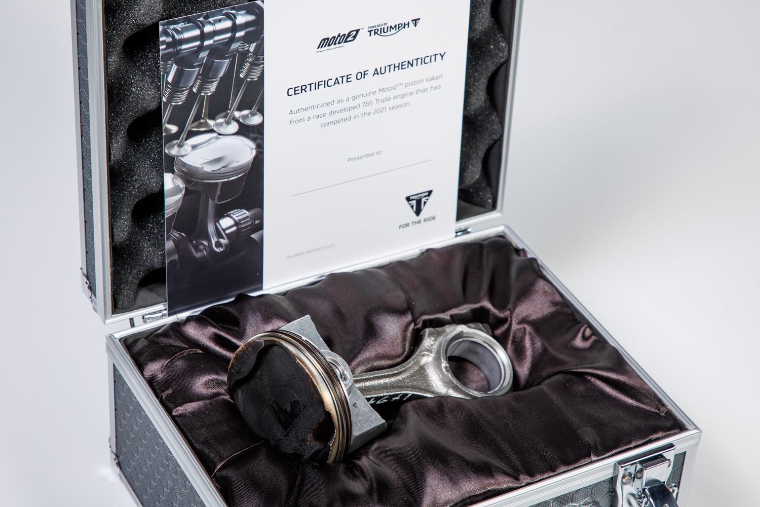 WIN a genuine Triumph Moto2 piston! | MCN