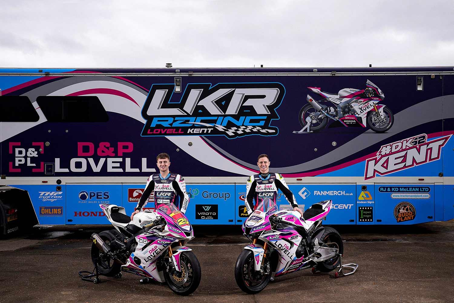 BSB: Lovell Kent Racing Honda livery unveiled ahead of Navarra Test