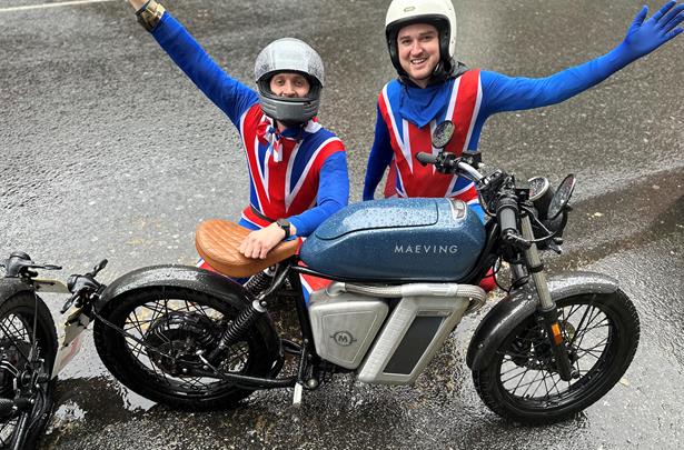 Maeving fly the flag during King's Coronation