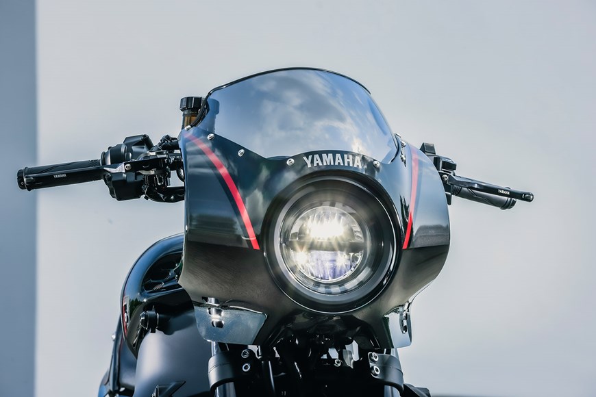 XSR900 gets racy: Three-cylinder Yamaha retro treated to half faired ...