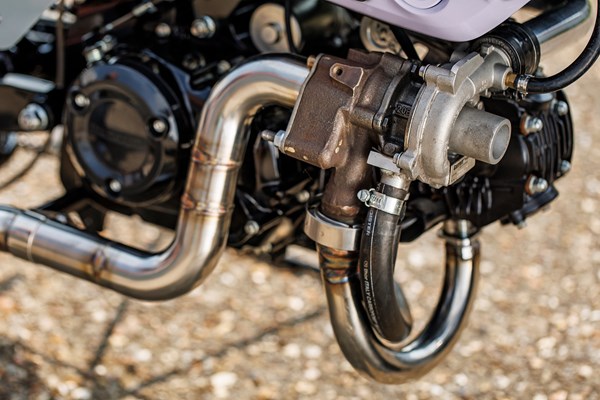 Stretched Honda MSX125 Grom gets a turbo and nitrous for Wheels and ...