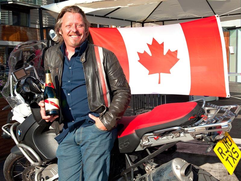 Charley Boorman rounds off "action-packed" Canadian tour