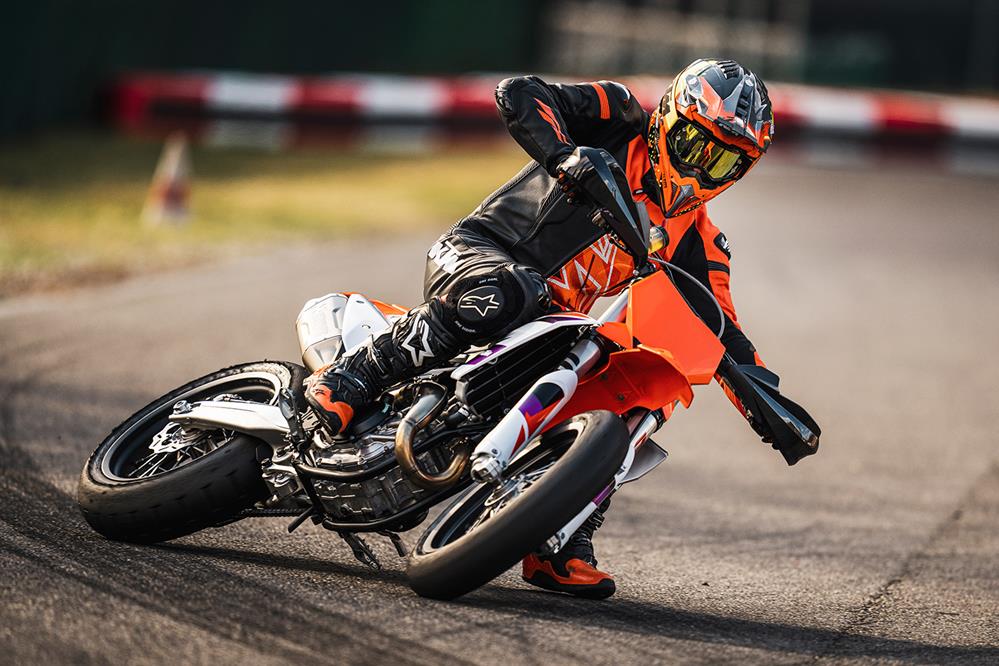 Small and mighty: KTM’s latest 450 SMR squeezes a feisty 62bhp from ...