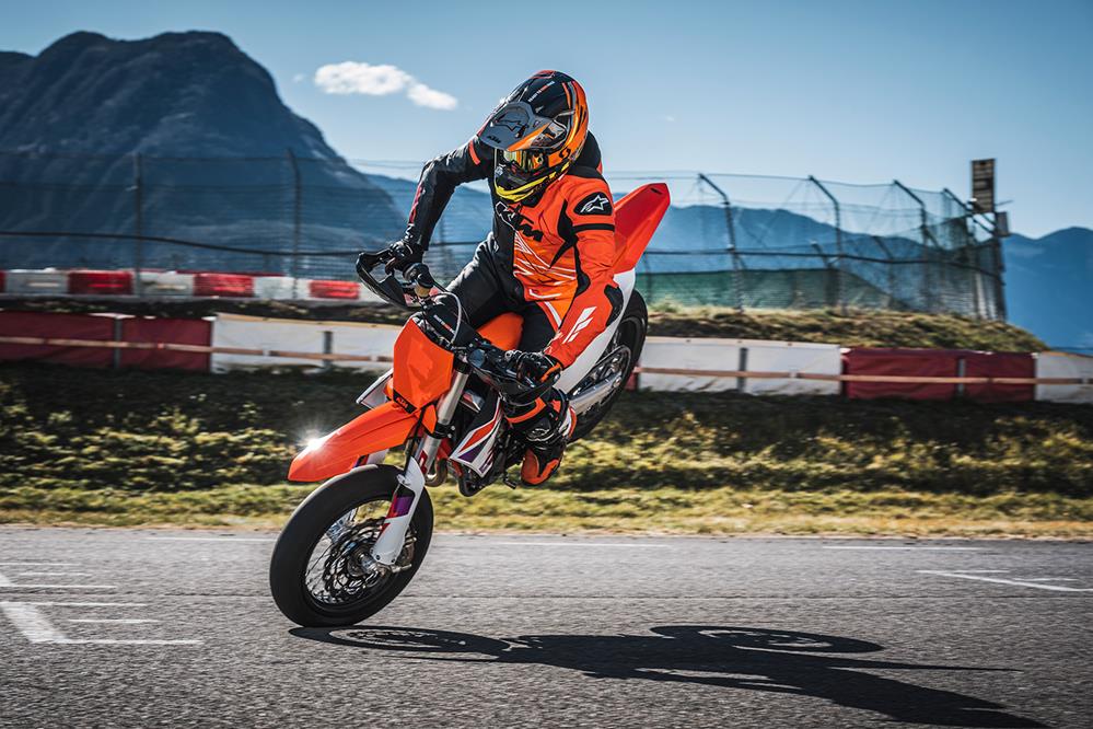Small and mighty: KTM’s latest 450 SMR squeezes a feisty 62bhp from ...