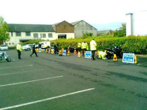 Cops put bikes through roadside MoTs