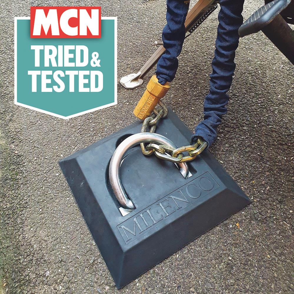 The best motorcycle ground anchors to keep it locked & safe