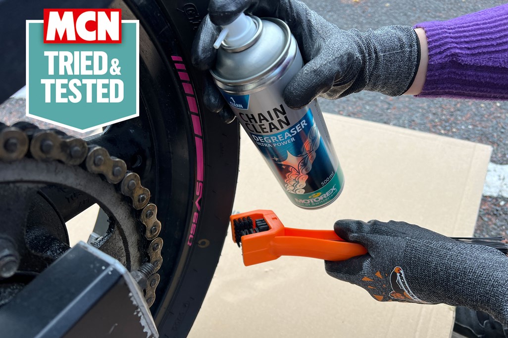 The best chain cleaners to safely degrease motorbike chains