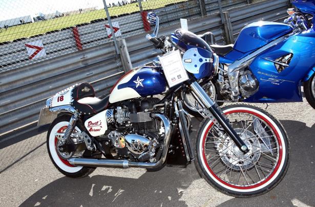 £500 for best customised Triumph