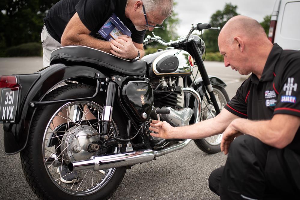 Sons team up with National Motorcycle Museum and BSA to complete late ...