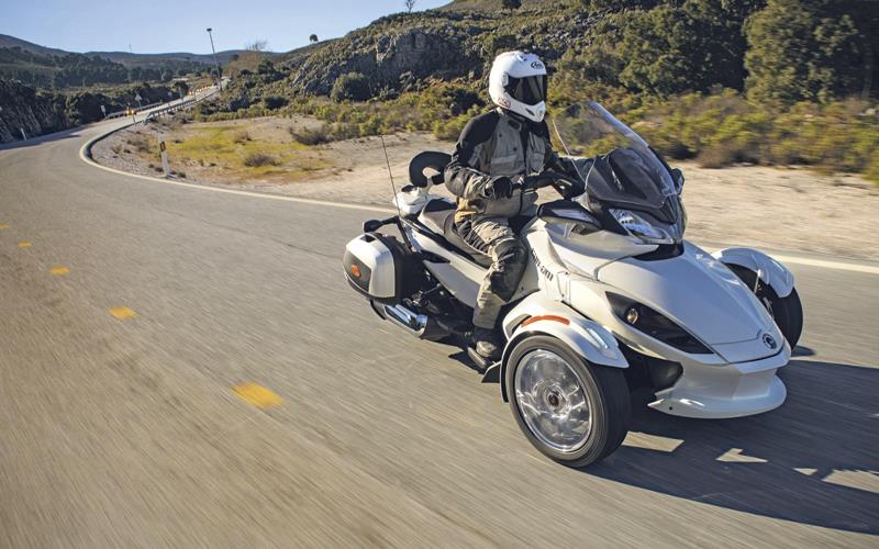 Can-Am Spyder first ride