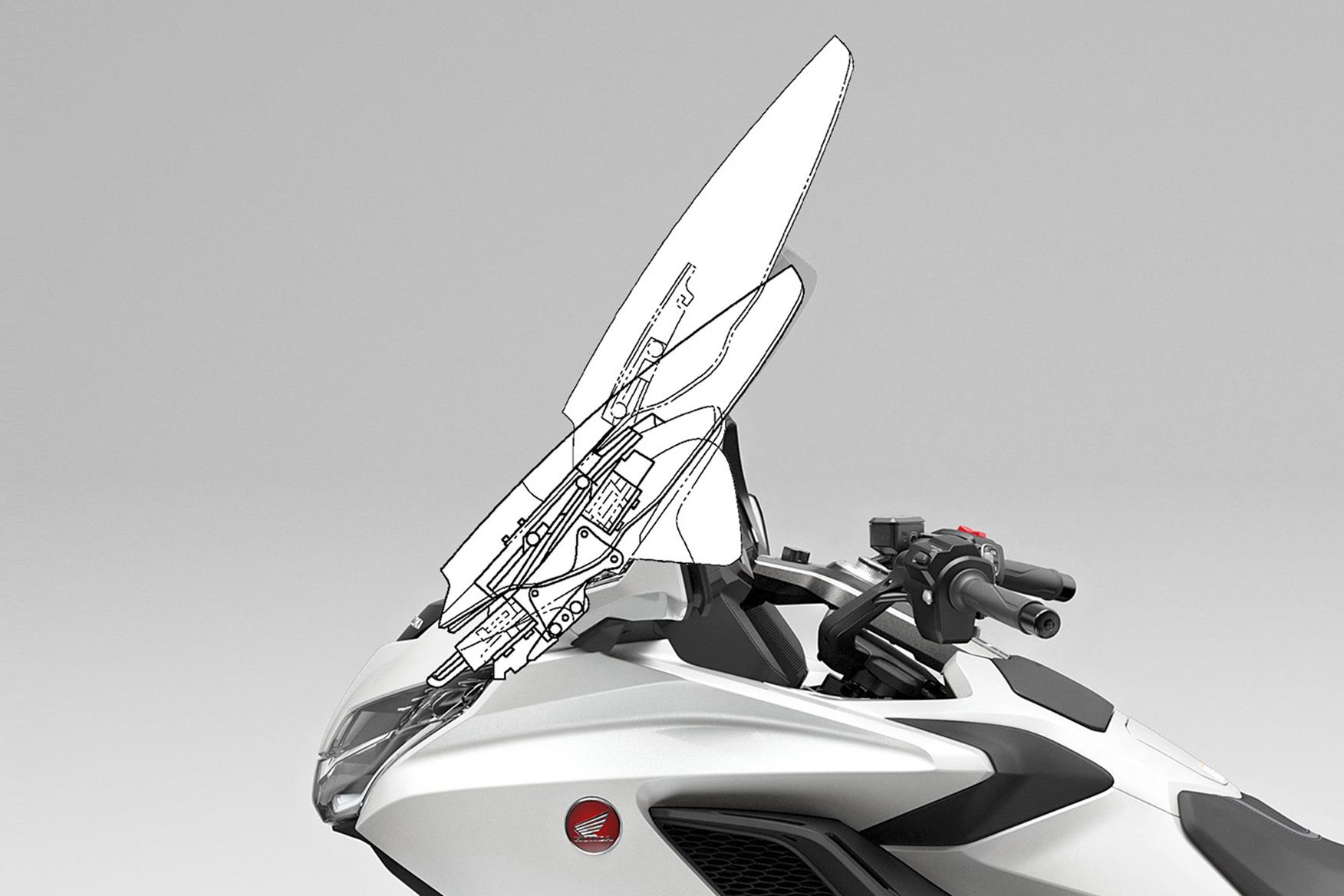 Visionary new Wing screen: Honda noise and visibility sensors alter ...