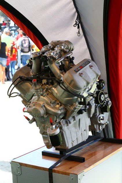 Motus shows off finished bike at Laguna Seca MotoGP