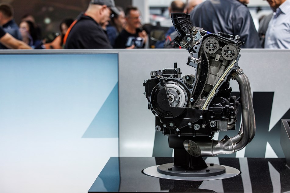 CFMoto showcase 675 engine concept: New triple set to top 100bhp