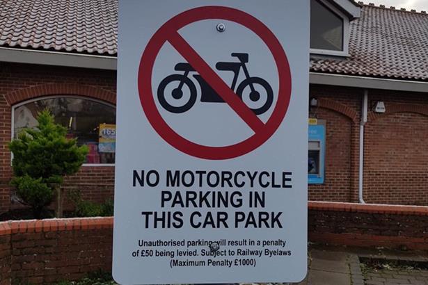 Biker ban at Whitby train station carpark overturned