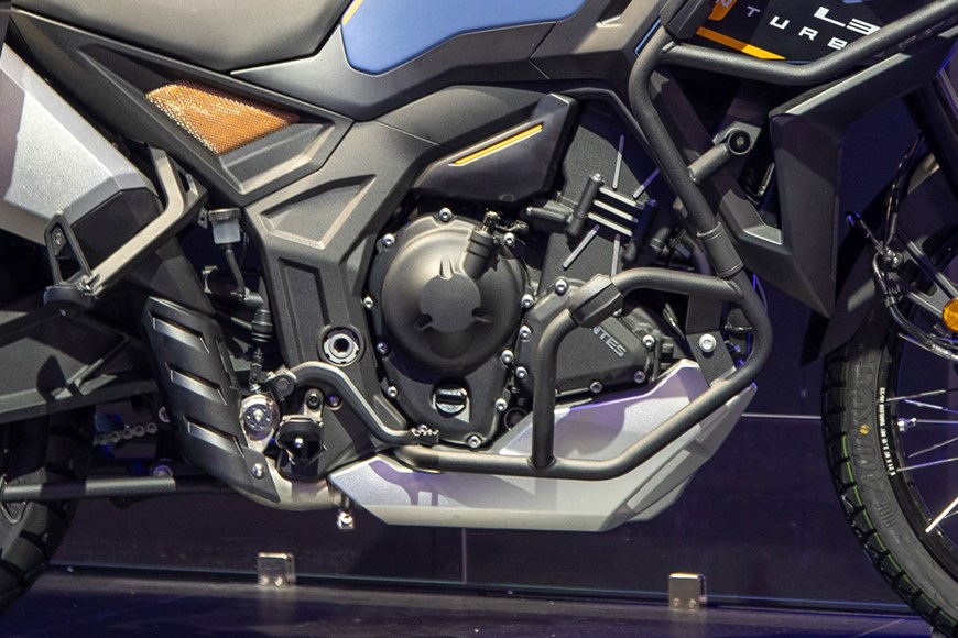 Zontes ZT-703F three-cylinder adventure bike unveiled