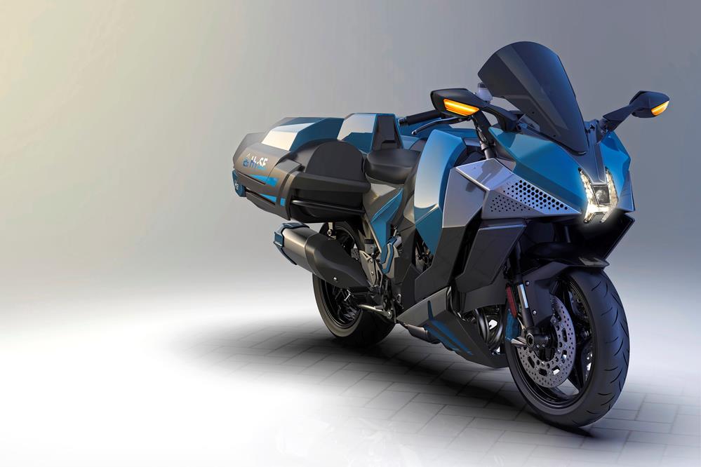 Kawasaki H2 HySE hydrogen powered concept unveiled