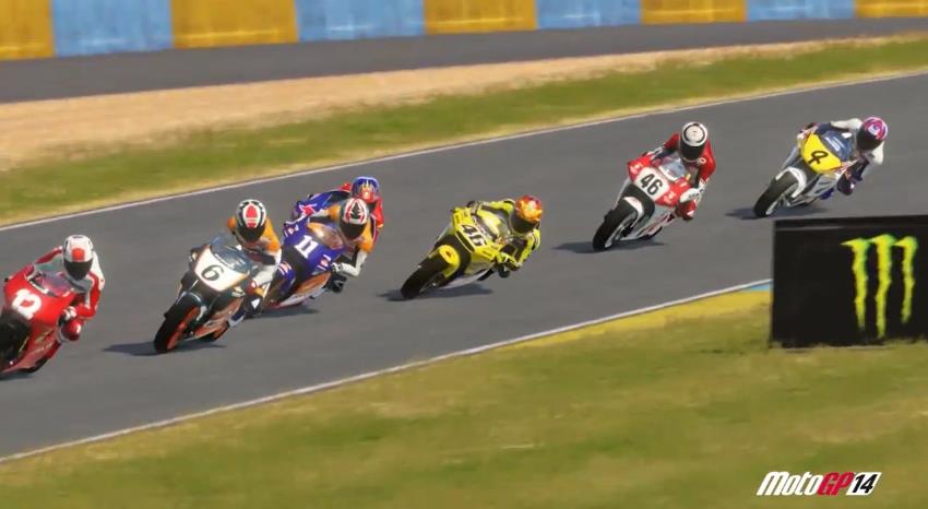 You can race as former champions in MotoGP 14