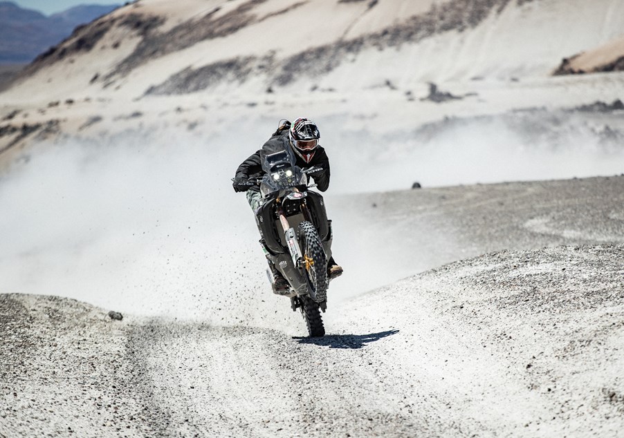 Pol Tarrés smashes record aboard tricked up Ténéré 700